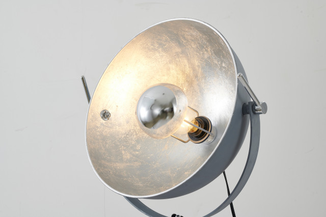 Black Tripod Frame Studio Floor Lamp - Midcentury - Floor Lamps - by ...