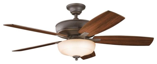 339213 Monarch II Select 5 Blades 52" Indoor Ceiling Fan, Finish, Olde ...