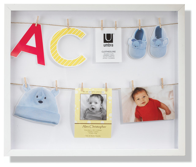 Clothesline Photo Display - Contemporary - Picture Frames - by Umbra ...
