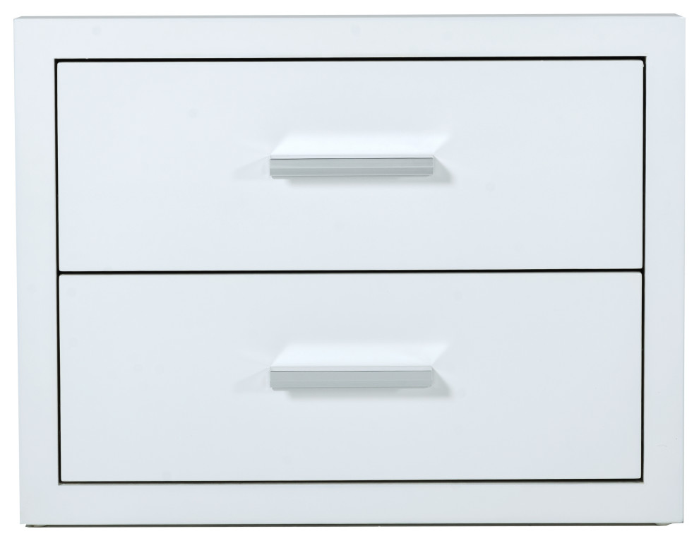 Modrest Adan Modern White Nightstand - Modern - Nightstands And Bedside Tables - by Vig ...