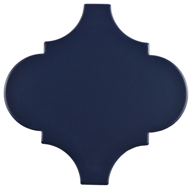 Provenzale Lantern Floor and Wall Tile, Dark Blue, Sample ...