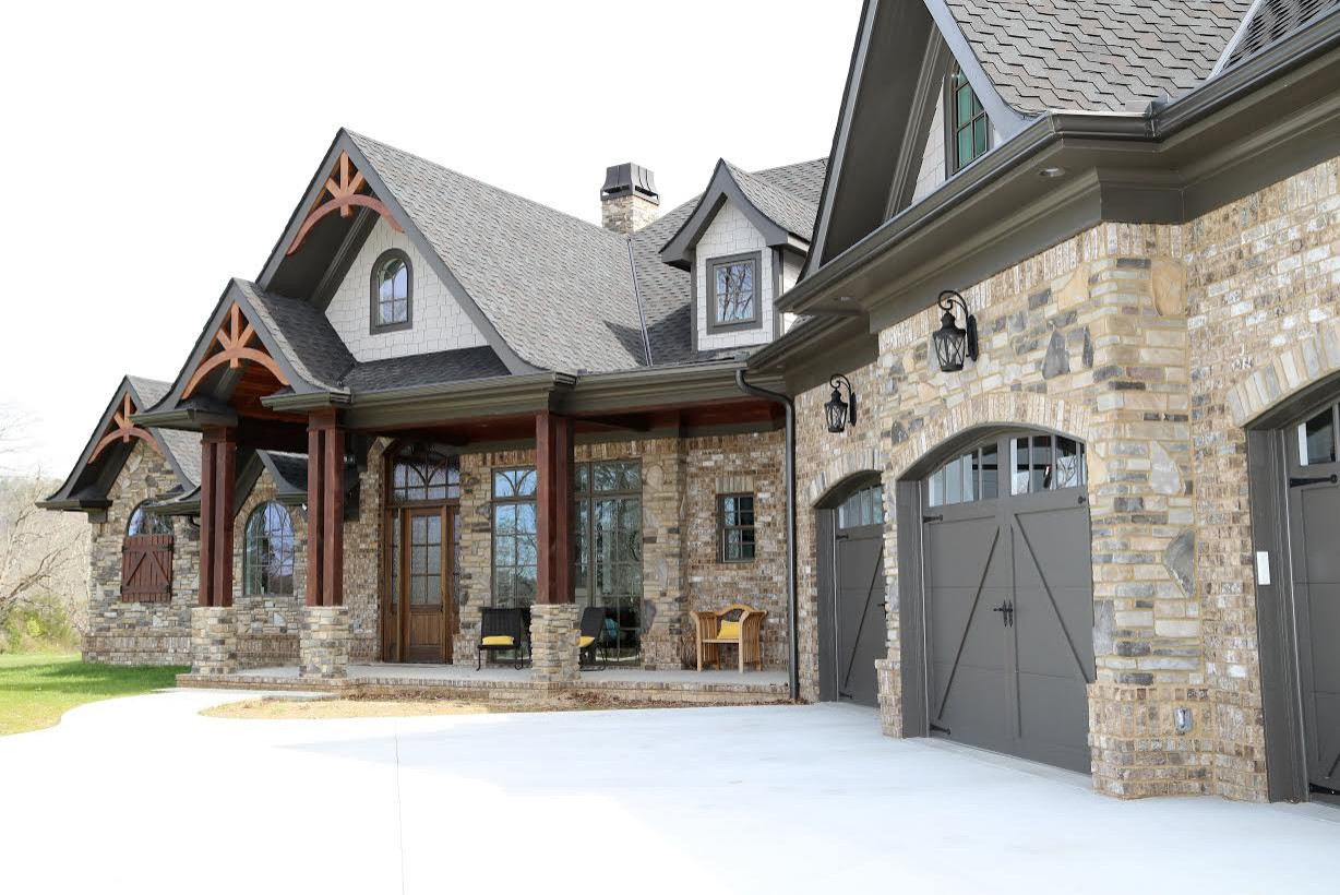 Craftsman Home Brick Facade