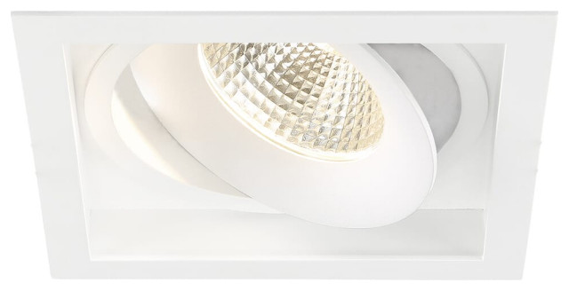 White One Light Gimbal from the Amigo Collection, 6.000 - Transitional ...