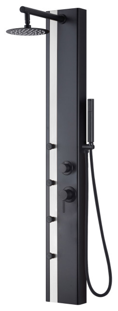 Pulse 1060MB-SSB Eclipse Pressure Balanced Shower Panel - Contemporary ...