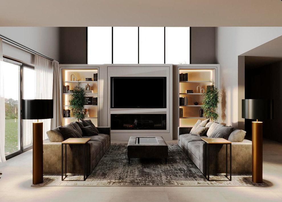 New Home Design in Limerick - Modern - Living Room - Cork - by MM Interior Design | Houzz IE