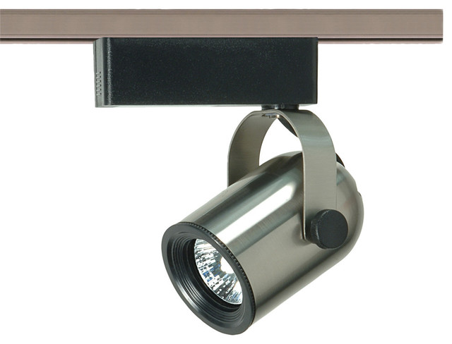 1 Light MR16 12V Track Head Round Back - Transitional - Track Heads And ...