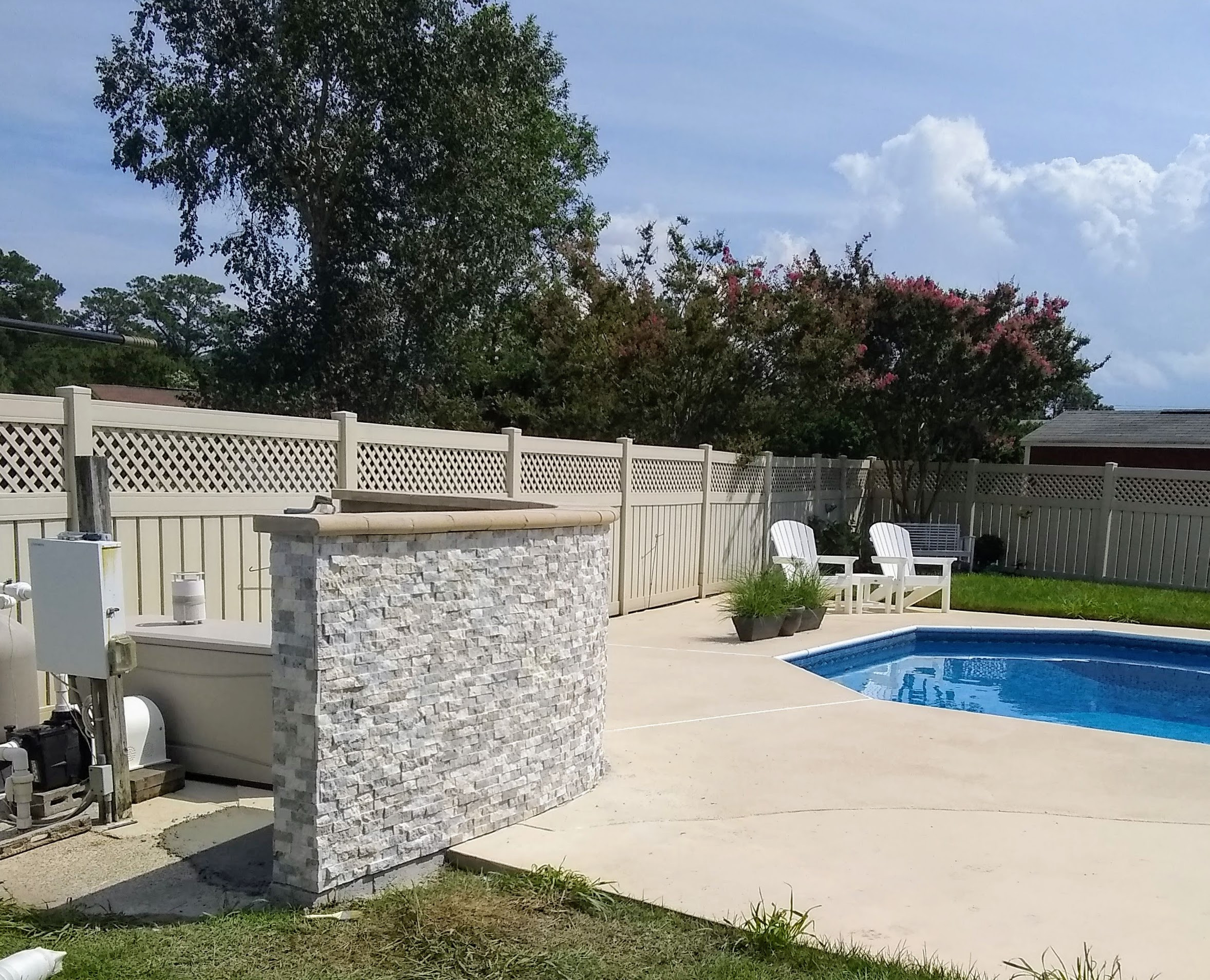 Clever Ideas to hide the AC Pool Equipment Backyard Pool 48 OFF