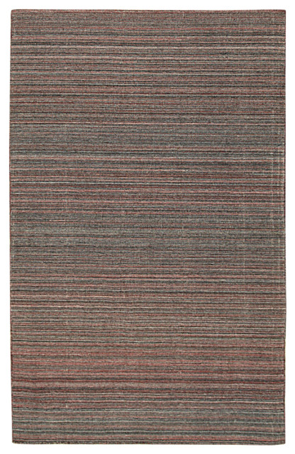 Navy Contemporary Stripe Reversible Striped flatweave Area Rug ...