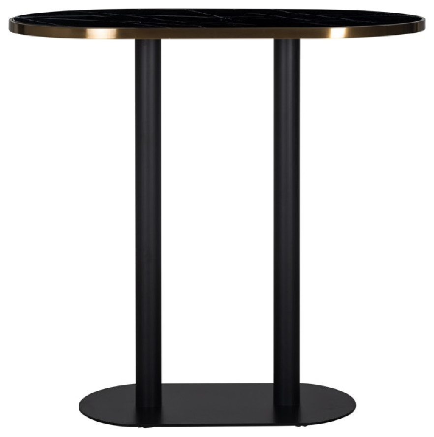 Oval Marble Bar Table | OROA Zenza - Contemporary - Indoor Pub And ...