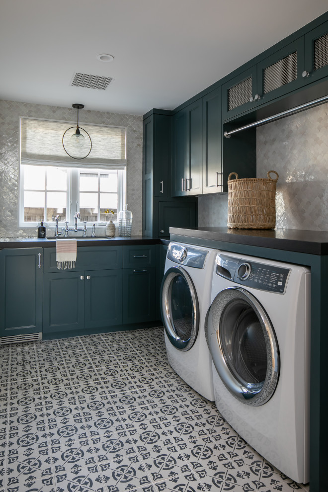 Newport Channel Coast Contemporary - Beach Style - Laundry Room ...