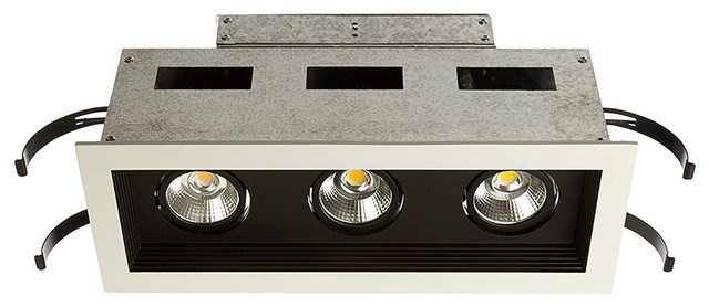 Mini Multiple LED Three-Light Remodel Housing With and-Light 4000K ...