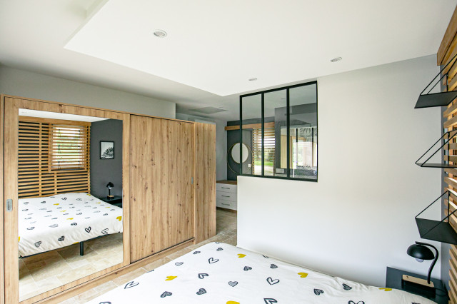 Transformation D'un Garage En Suite Parentale - Contemporáneo ...