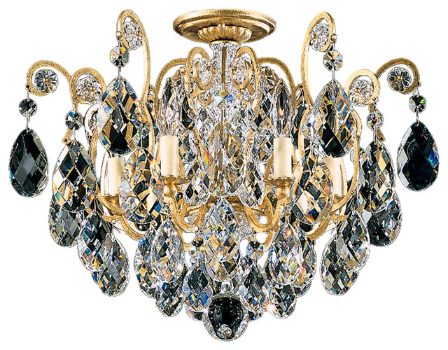 Renaissance 6-Light Close to Ceiling - Traditional - Flush-mount ...