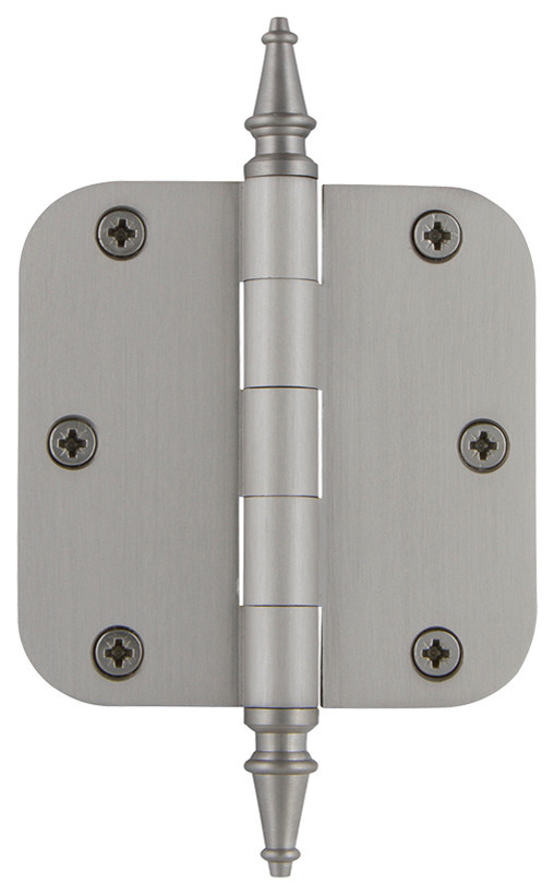 3.5" Steeple Tip Residential Hinge With 5/8" Radius Corners ...