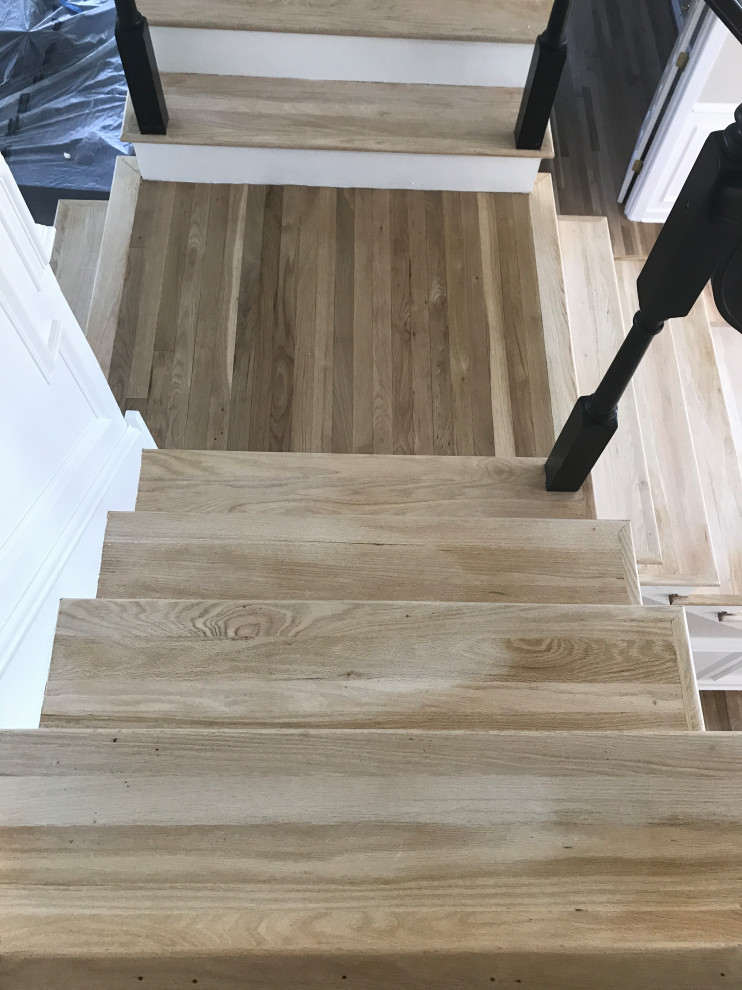 How do I fix over-bleached red oak floors?!