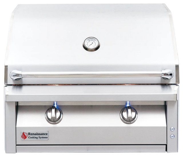 American Renaissance Grill by RCS 30" LP Stainless Built-In Grill ...
