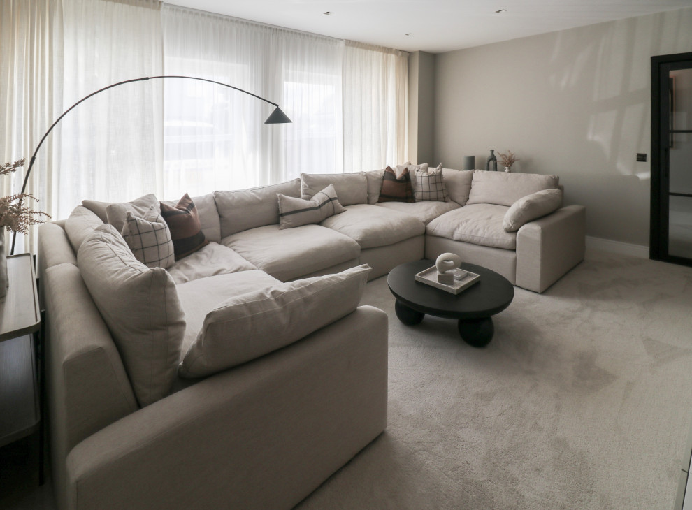 Rosewell Cinema Room - Modern - Home Theater - Edinburgh - by Studio Heim | Houzz