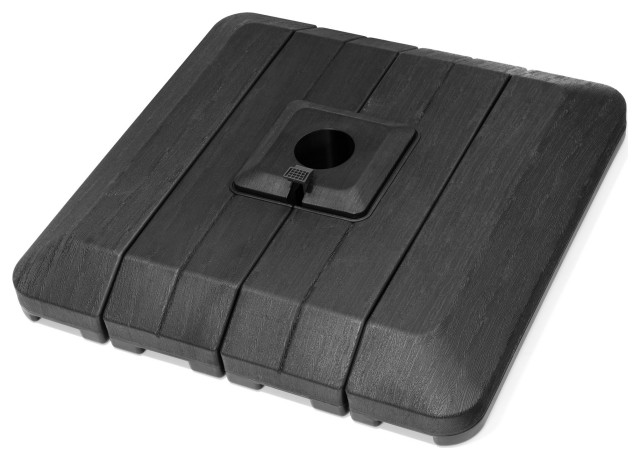 220lbs Square Shaped 4 Piece Premium Offset Umbrella Base - Modern ...