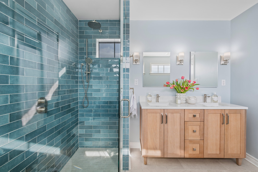 Ocean Blue Ensuite - Beach Style - Bathroom - Ottawa - by ARTium Design ...