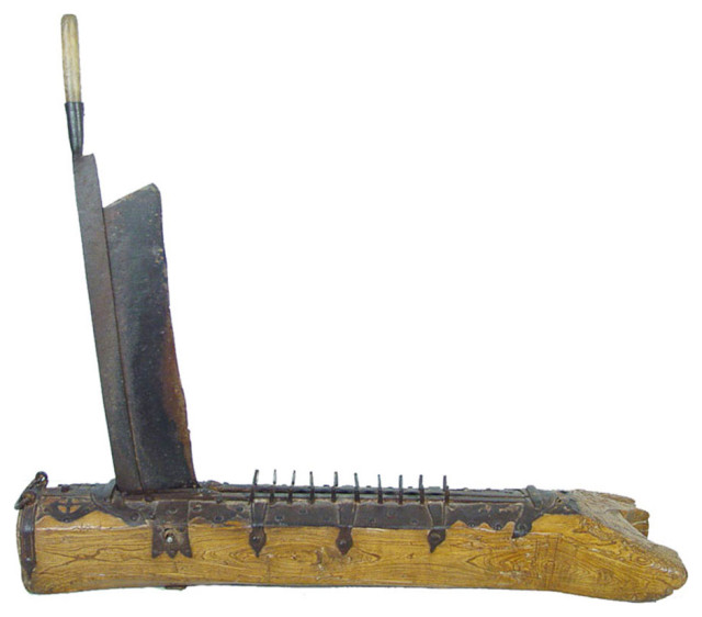 Consiged 20th Century Chinese Massive Grass Chopper - Asian ...