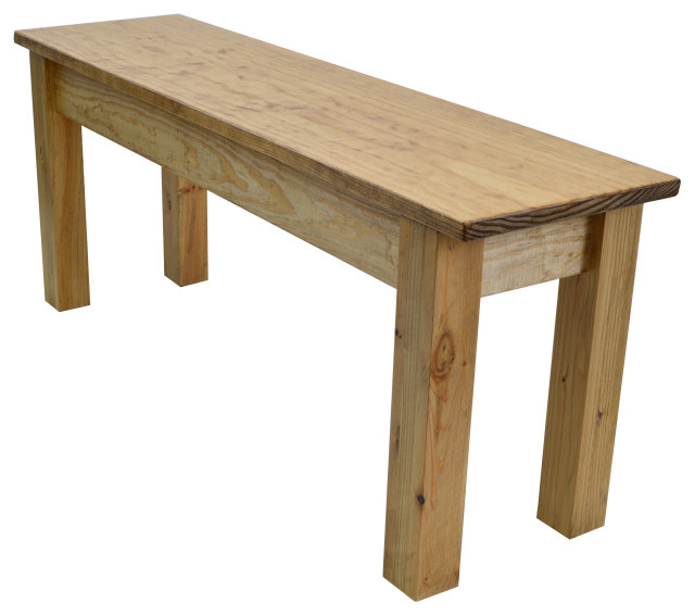 Ranch Collection Farmhouse Bench, 60" - Farmhouse - Dining Benches - by ...