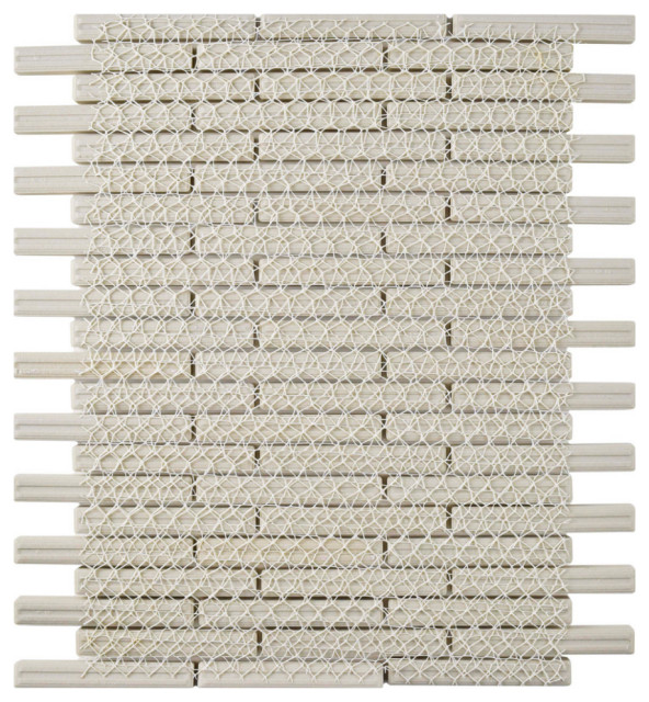 Rustica Brick Mosaic Floor and Wall Tile, Highlands, Sample ...