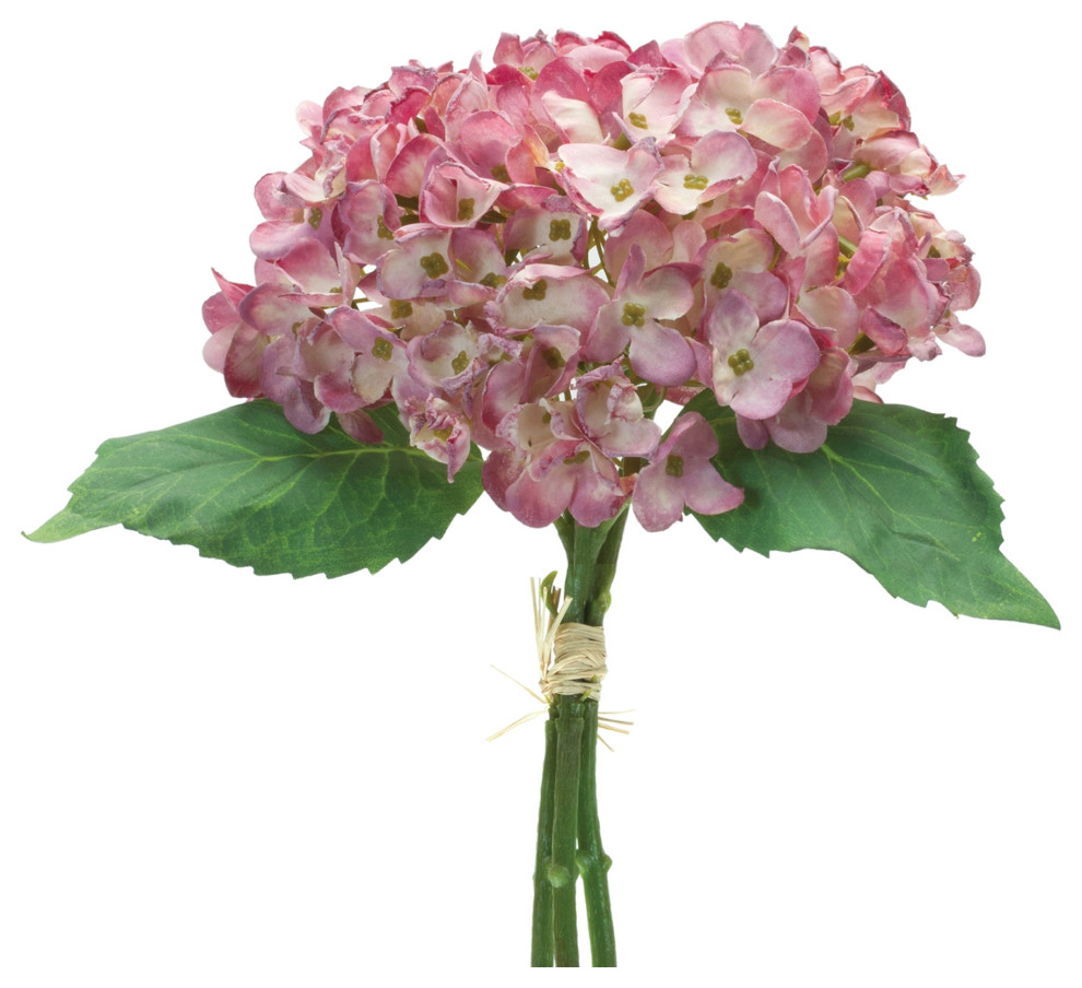 Hydrangea Bundle, Set of 6 - Traditional - Artificial Flower Arrangements - by Melrose ...