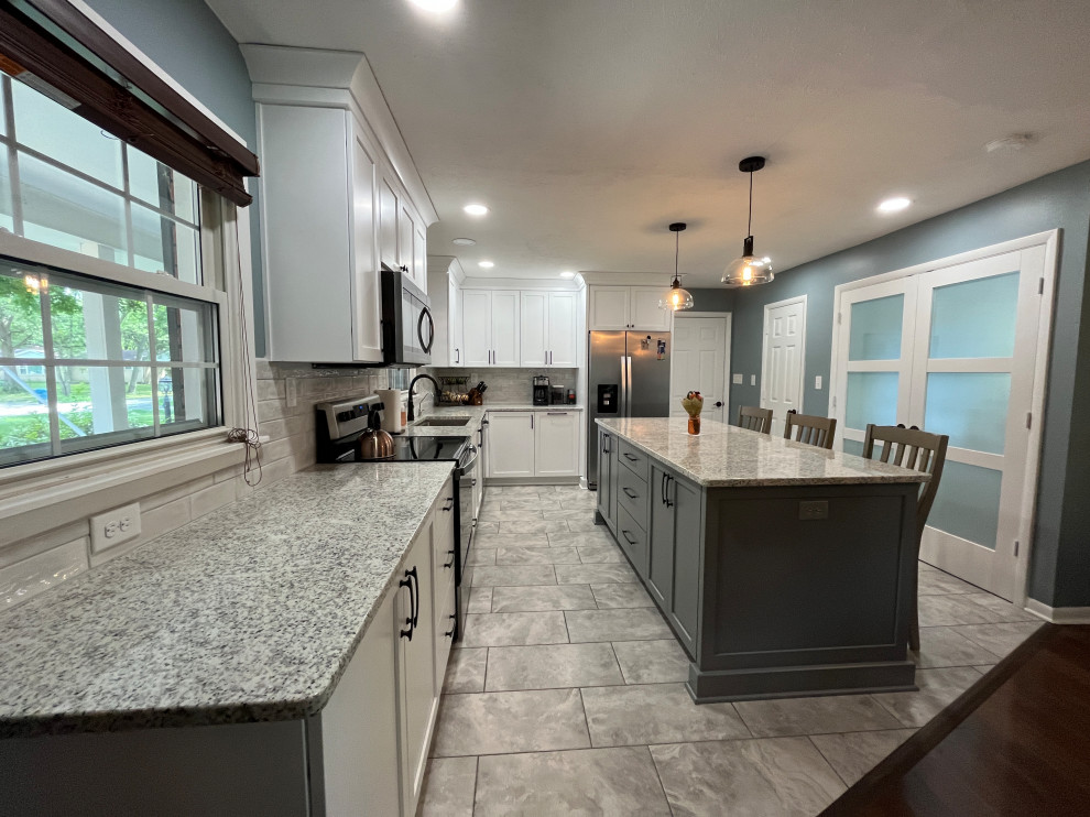 Indianapolis Kitchen Remodel & Open Floorplan - Farmhouse - Kitchen ...