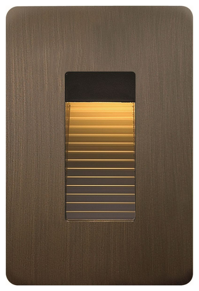 120V 4W LED Vertical Step Light - 3 Inches Wide by 4.5 Inches High ...