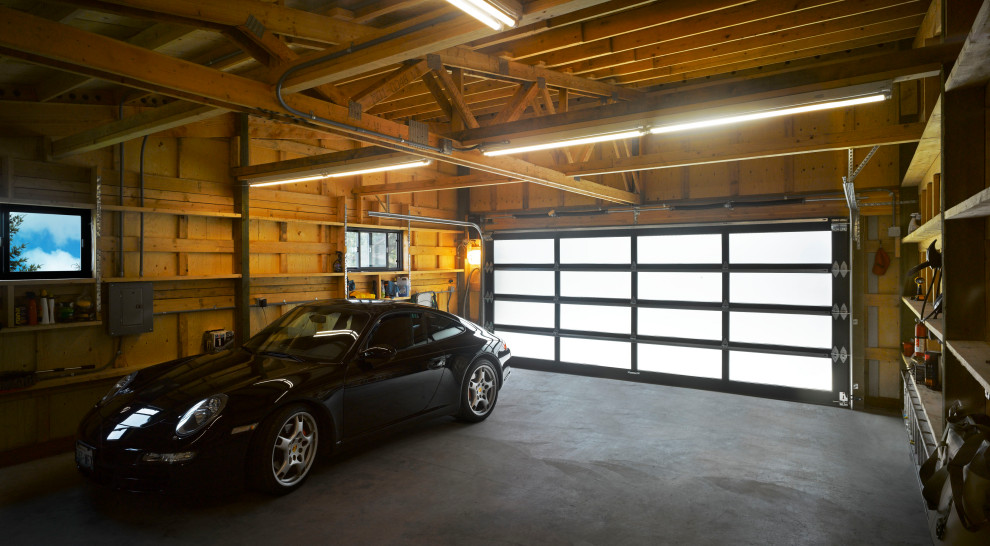 Camino Island Lean-To Garage - Contemporary - Garage - Seattle - by ...