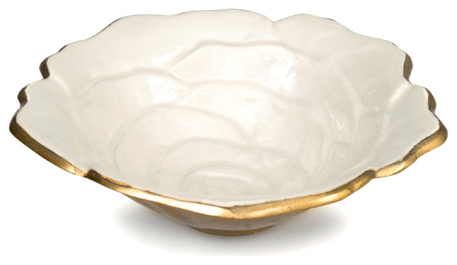 Rose 8" Bowl - Contemporary - Serving And Salad Bowls - by Julia Knight ...
