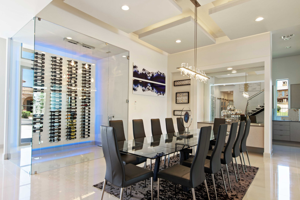 The Dominion Modern Custom home - Moderne - Salle à Manger - Austin ...