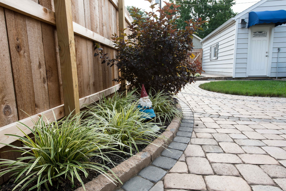 Beautiful Backyard Paver Design in Bexley - French Country - Landscape ...