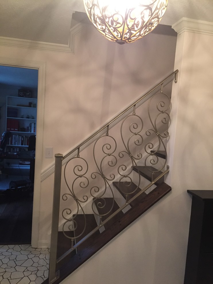 Jason's Interior Wrought Iron Railing - Staircase - Other - by Schultz ...