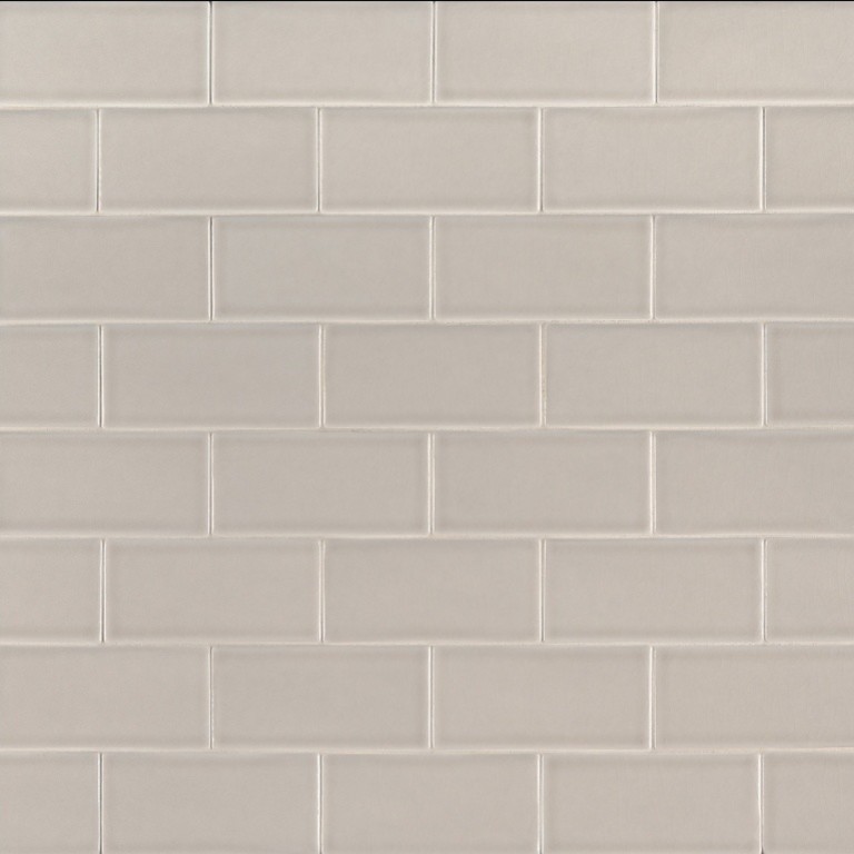 Portico Pearl Handcrafted Glossy Subway Tile, Sample - Contemporary ...