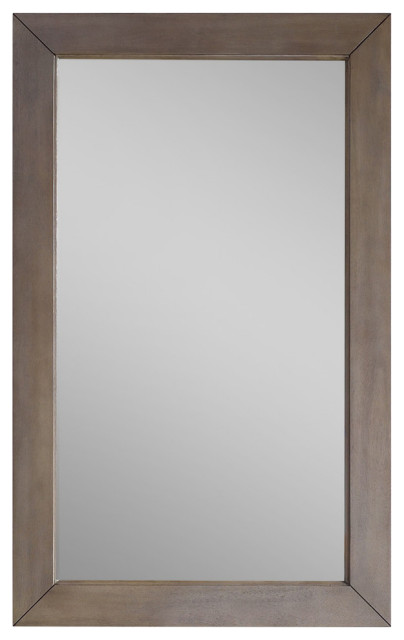 Chicago 26" Mirror, Whitewashed Walnut, 26" - Transitional - Bathroom ...