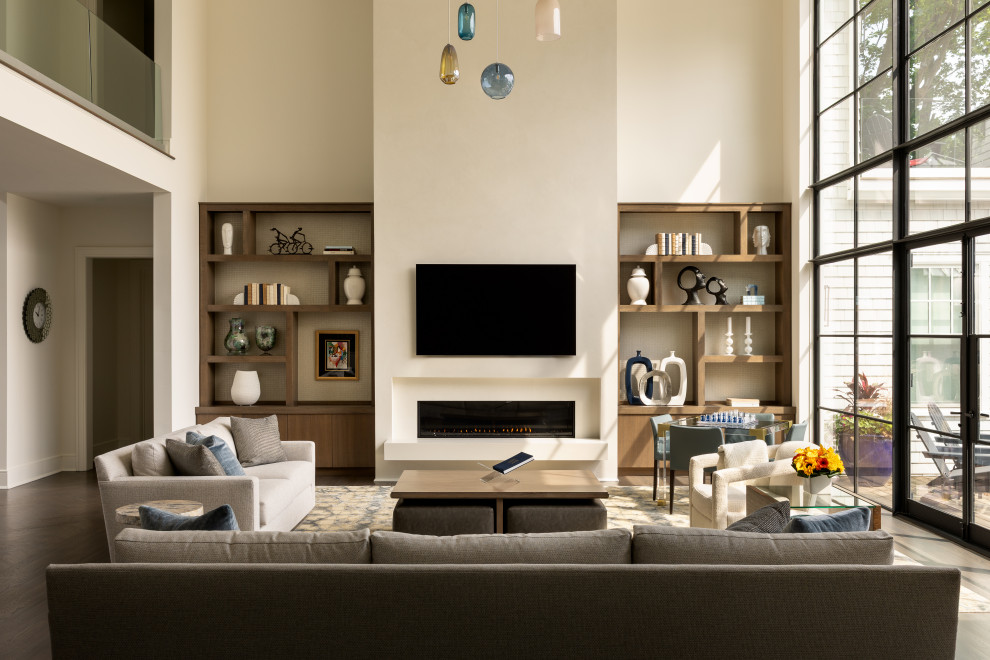 Sands Point Waterfront - Contemporary - Living Room - New York - by ...