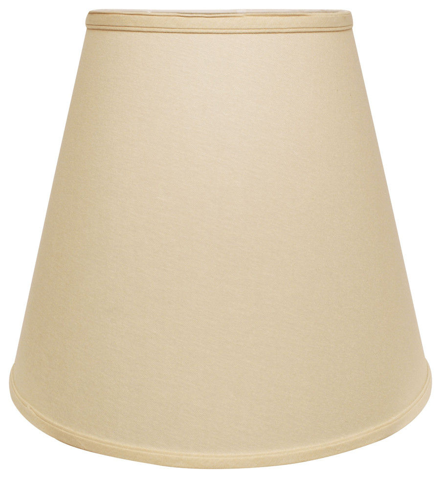 18" Parchment Biege Empire Linen Lampshade - Transitional - Lamp Shades ...