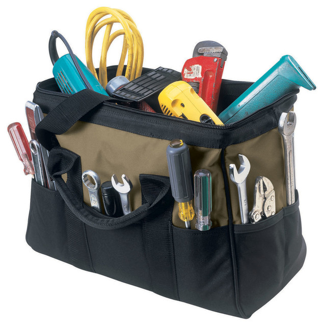 CLC 1165 Large BigMouth Tool Tote Bag, 22 Pockets - Contemporary ...