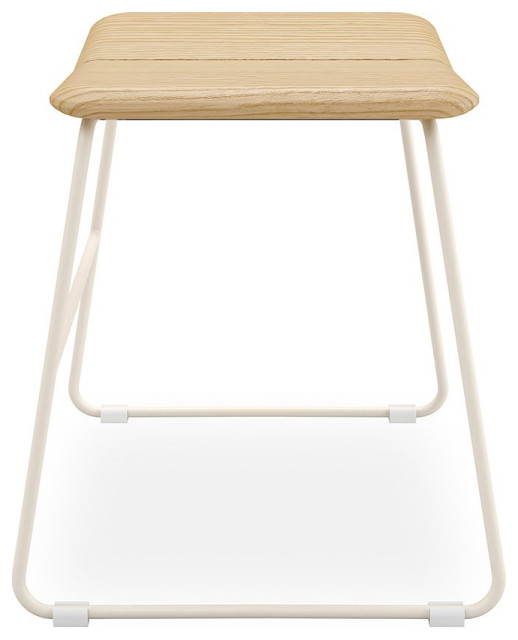 Aero Stool - Natural Ash - Black - Contemporary - Bar Stools And ...