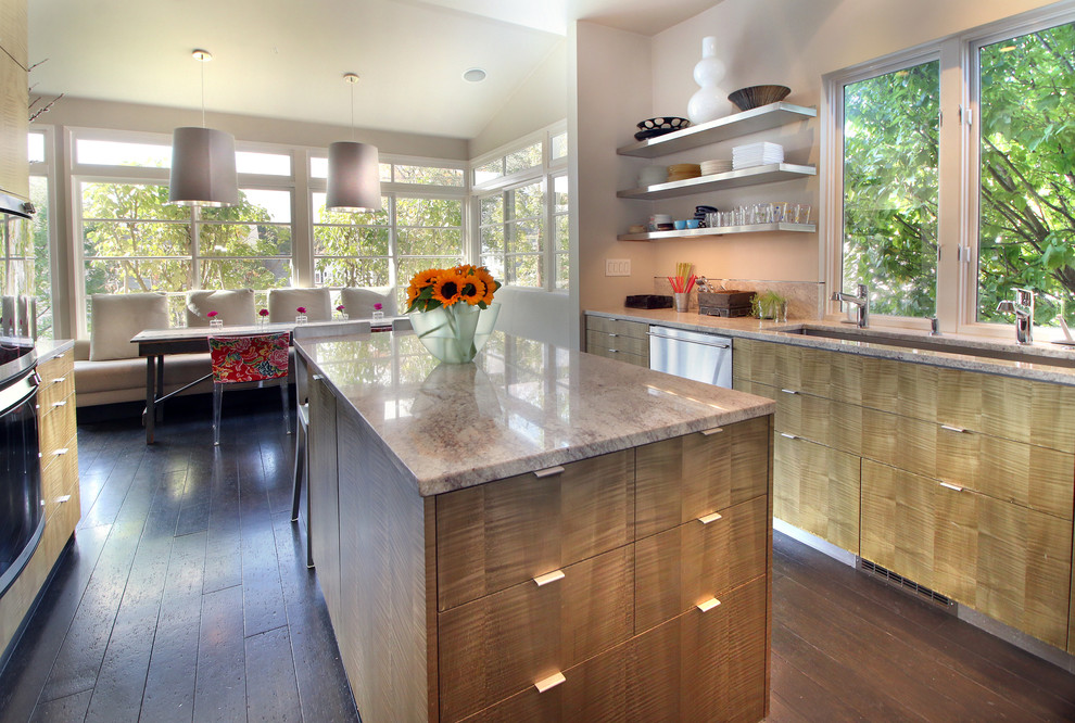 Suburban Zen Kitchen - Contemporary - Kitchen - Boston - by ...
