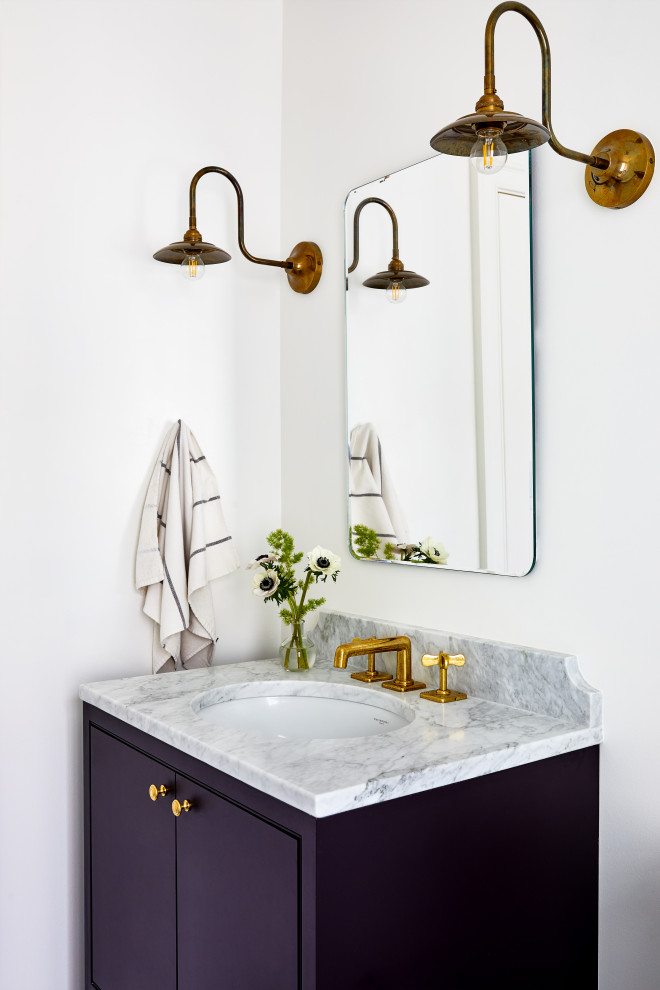 Georgetown Modern Victorian - Transitional - Powder Room - DC Metro ...