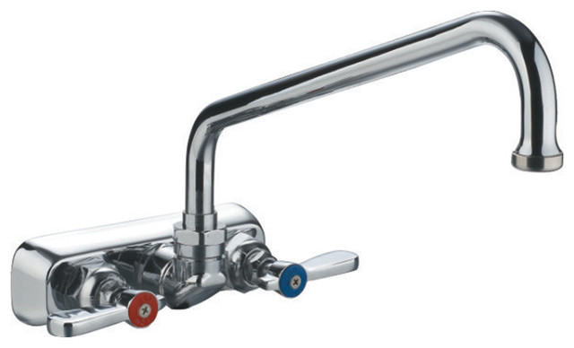 Heavy Duty Wall Mount Utility Faucet With Extended Swivel Spout ...
