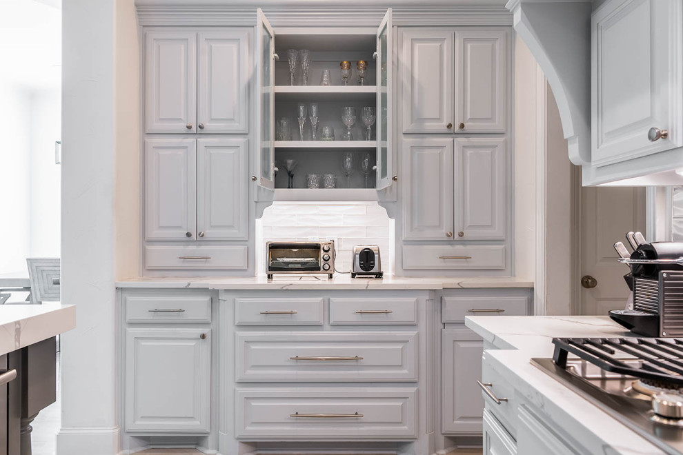 Southlake Copperfield St. Kitchen Design Build - Transitional - Kitchen ...