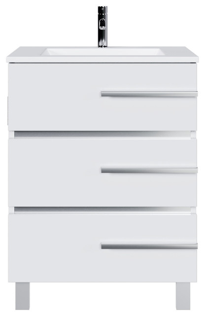 Eviva Deluxe Bath Vanity, 32" - Contemporary - Bathroom Vanities And ...