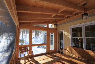 Timber Frame Porch - Traditional - Verandah - Burlington - by Lewis ...