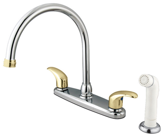 KB6794LL Legacy 8" Centerset Kitchen Faucet, Polished Chrome/Polished ...