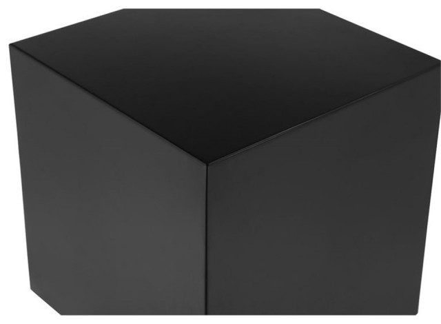 American Home Classic Spencer Small Square Modern Metal Side Table in ...