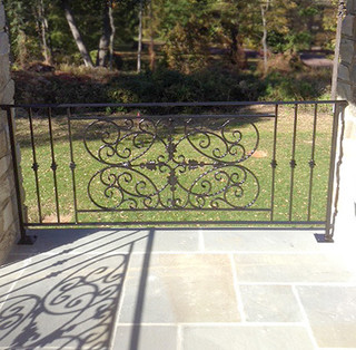 Custom Made Wrought Iron Patio Enclosure - Porch - Philadelphia - by ...