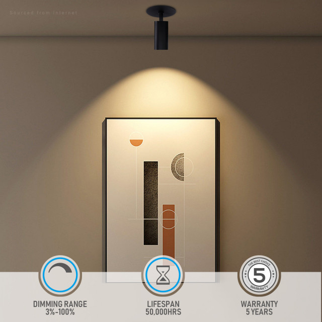 4 Pack 4" LED Recessed Spotlight Dimmable, 27K/3K/35K/4K/5K Selectable ...